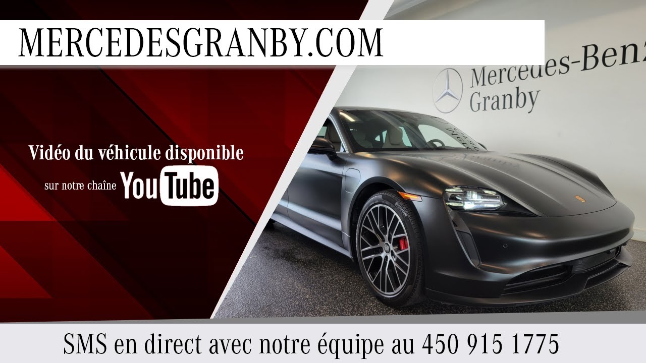 M1197 Porsche Taycan4S 2022 - Mercedes-Benz Granby - - YouTube