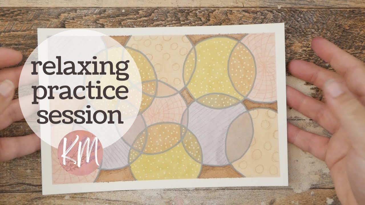 Practice Brushwork, Glazing and Washes with this Easy and Relaxing Watercolor Circles with ...