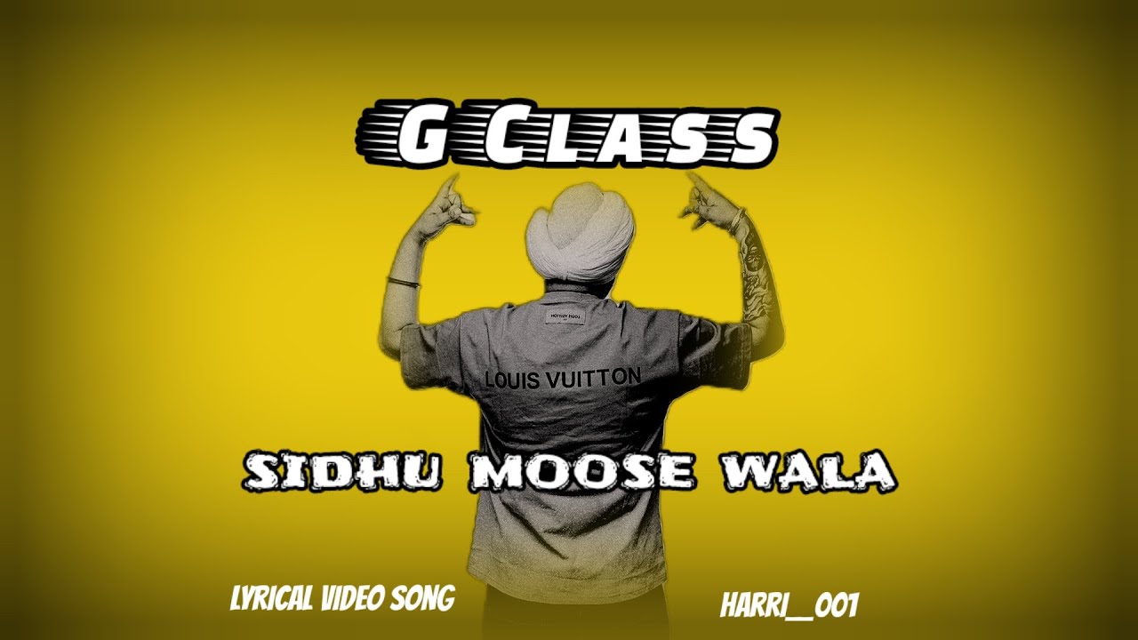 G class (official lyrical video song ) 💥#sidhumoosewala #lyricvideo ...