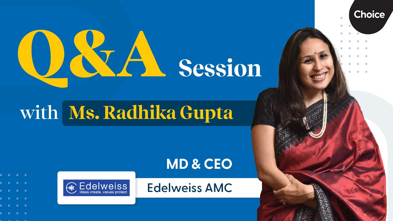 Interview with Ms. Radhika Gupta | MD & CEO - Edelweiss AMC Ltd. - YouTube