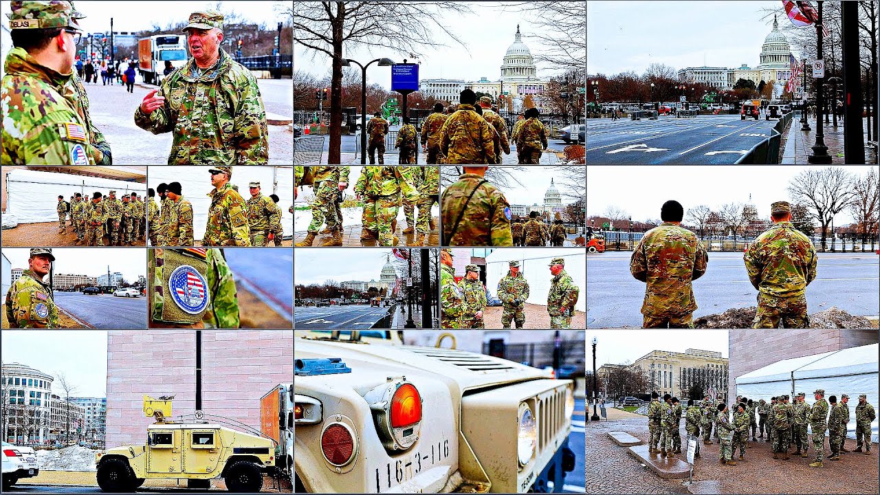 National Guard Soldiers Set Up Security Ahead of 60th Presidential ...