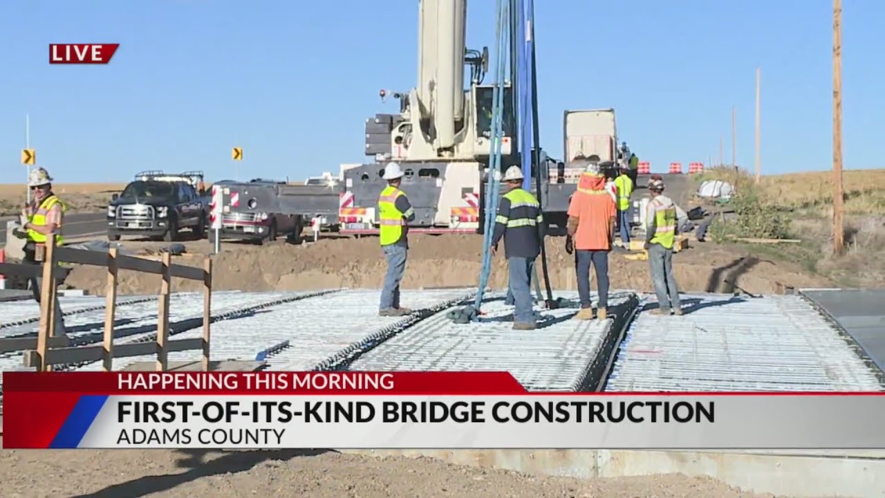 First-of-its-kind bridge being built in Adams County - YouTube