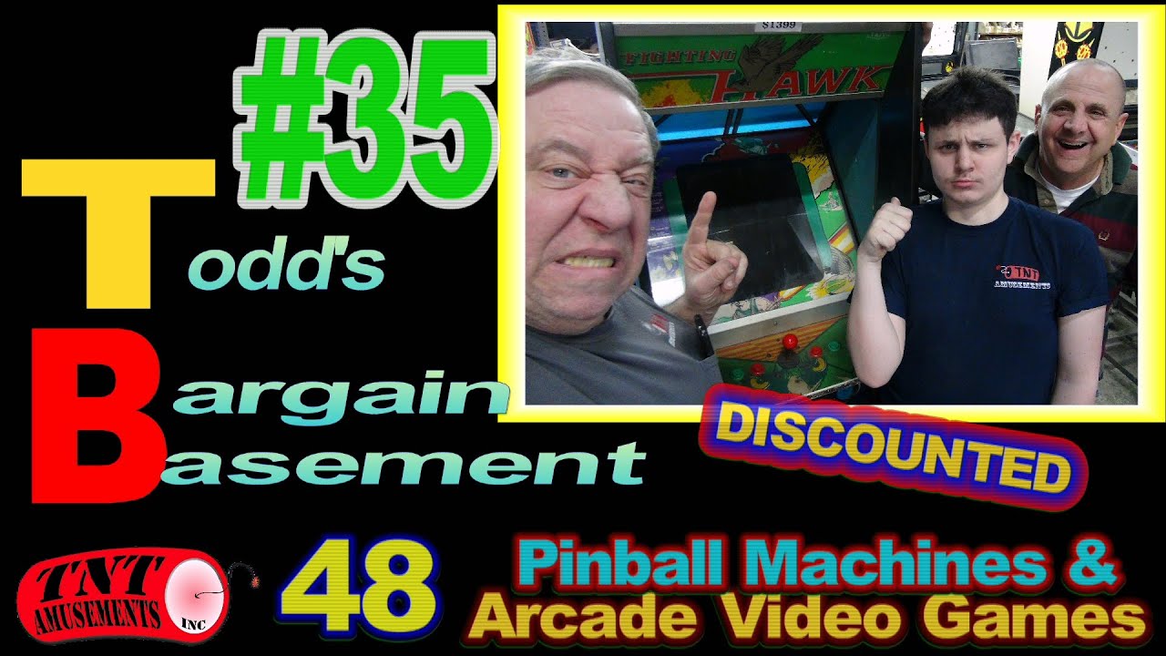 #1644 BARGAIN BASEMENT #35 - 48 Discounted ARCADE GAMES & PINBALL ...