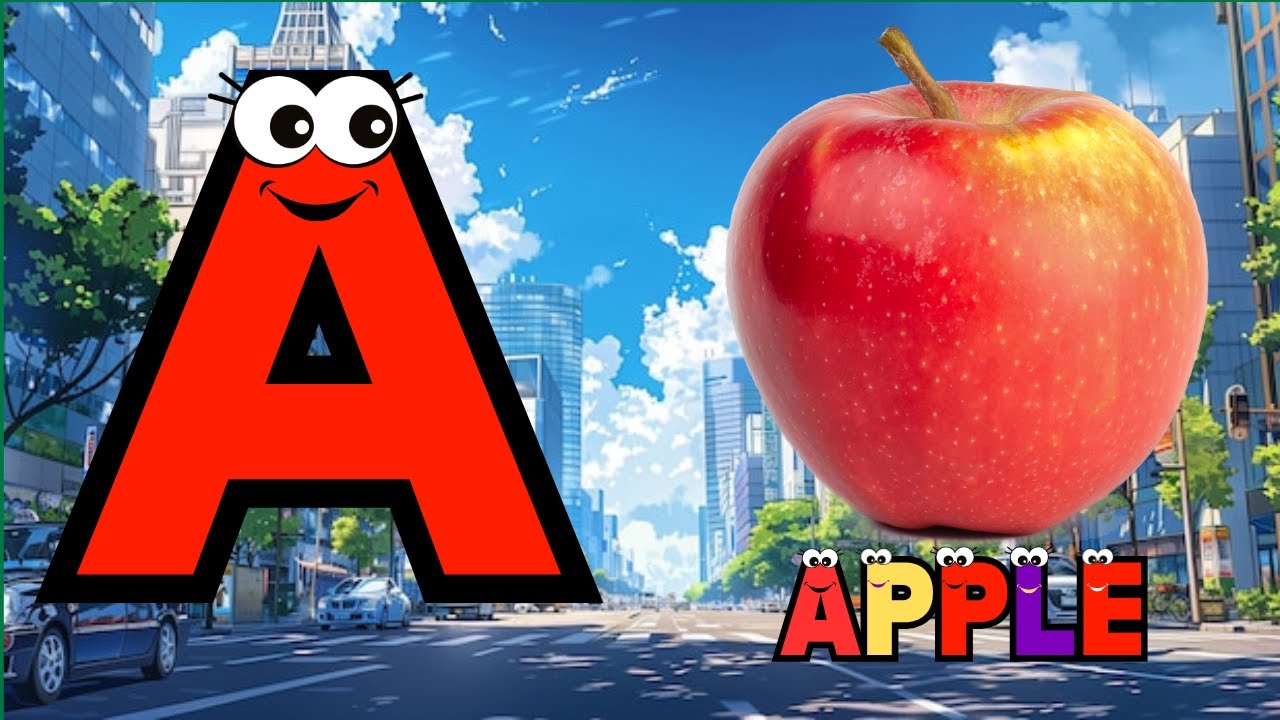 A for Apple B for Ball | English Alphabets | Alphabets | A for Apple A ...