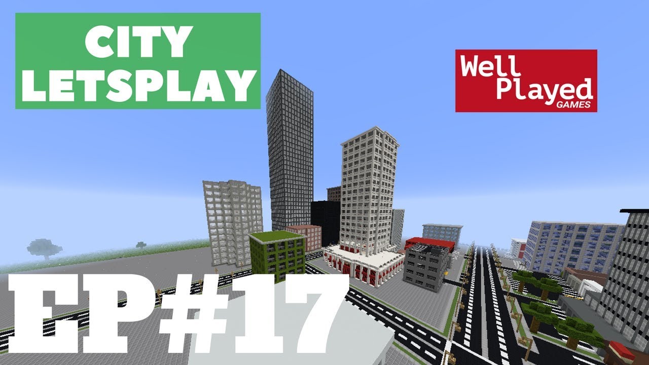 Minecraft New City, New Buildings!!! City Letsplay Ep17 - YouTube