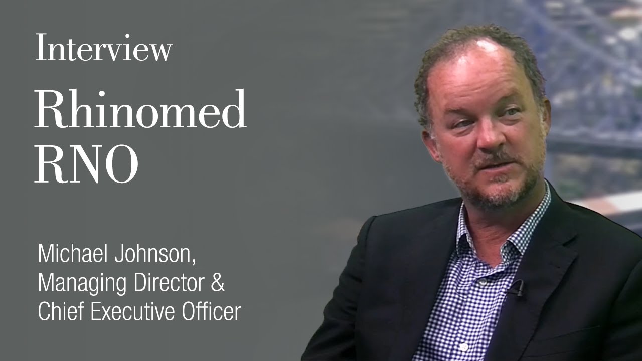 Interview: Michael Johnson, CEO and MD of Rhinomed (ASX:RNO) - YouTube