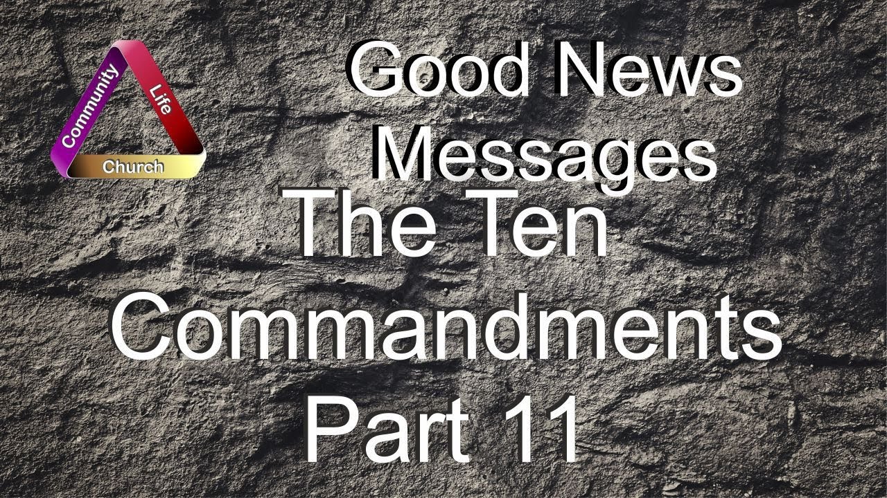 Ten Commandments Part 11 - The Seventh Command - YouTube