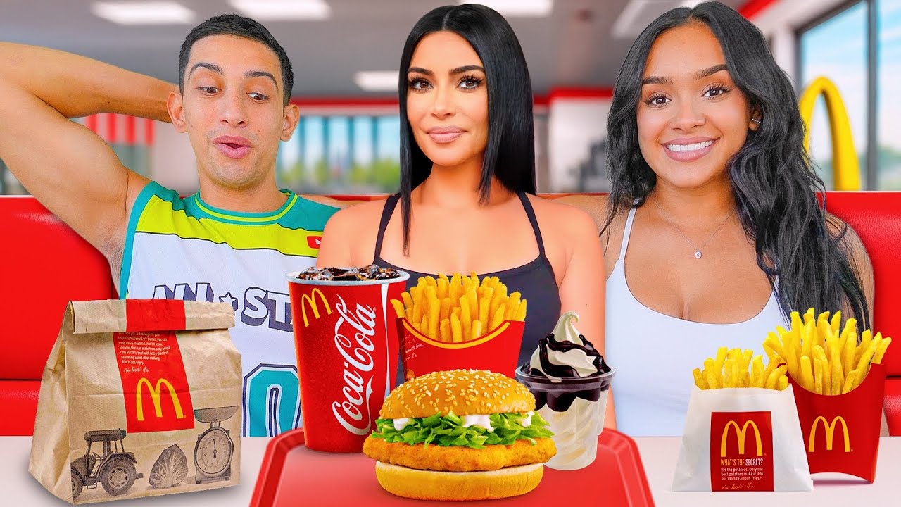 Eating Celebrity Fast Food Meals for 24 Hours! - YouTube