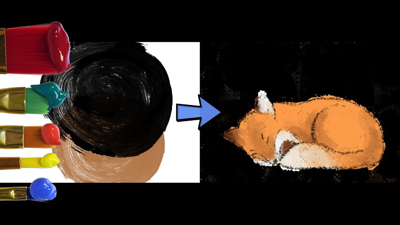 I Draw Fox with Circle Only - YouTube