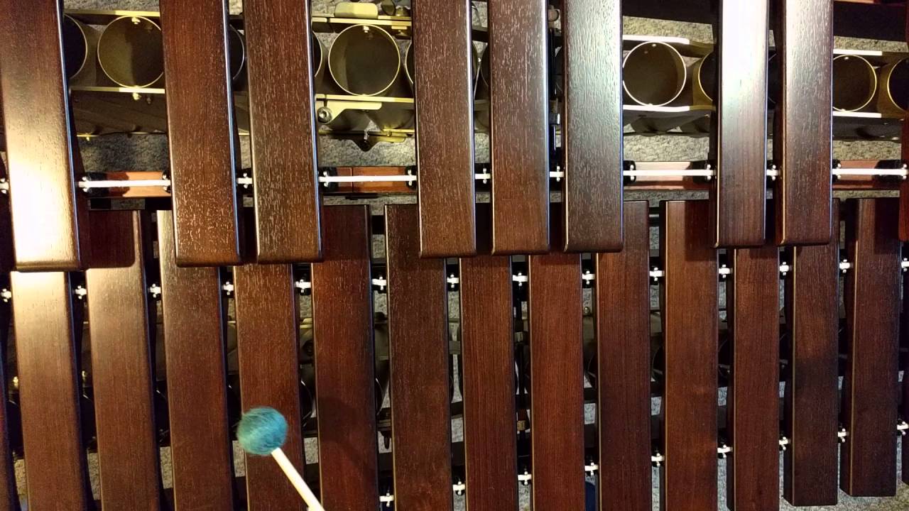 D harmonic minor scale xylophone or marimba - YouTube