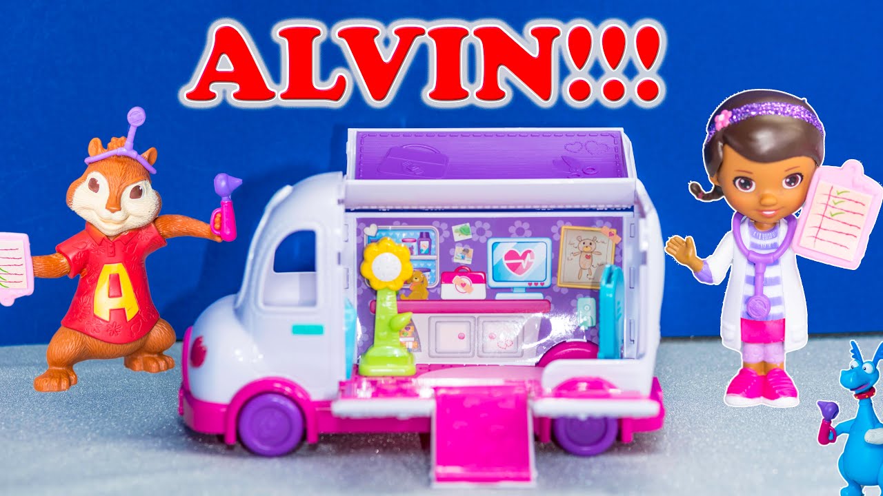 DOC MCSTUFFINS + ALVIN AND THE CHIPMUNKS Doc McStuffins Doc's Mobile ...