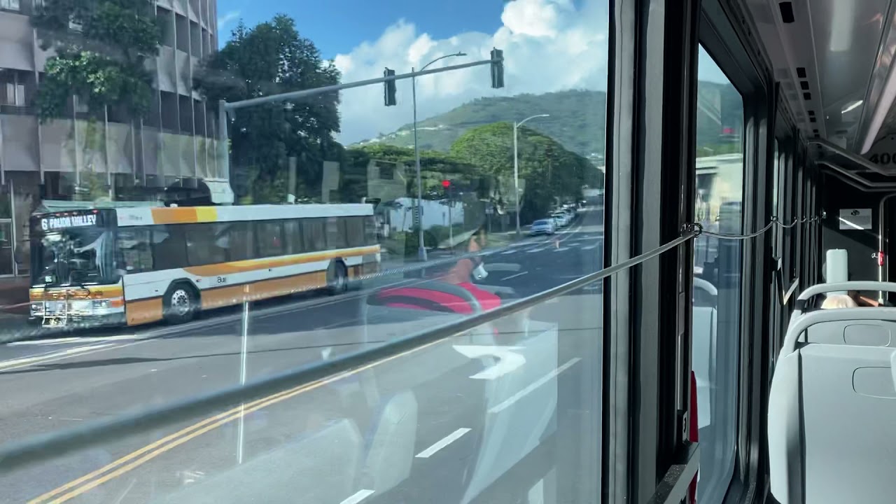 TheBus Route 4 Nu’uanu- Wyllie Street via UH Manoa, Bus 4001 (Part 2 ...