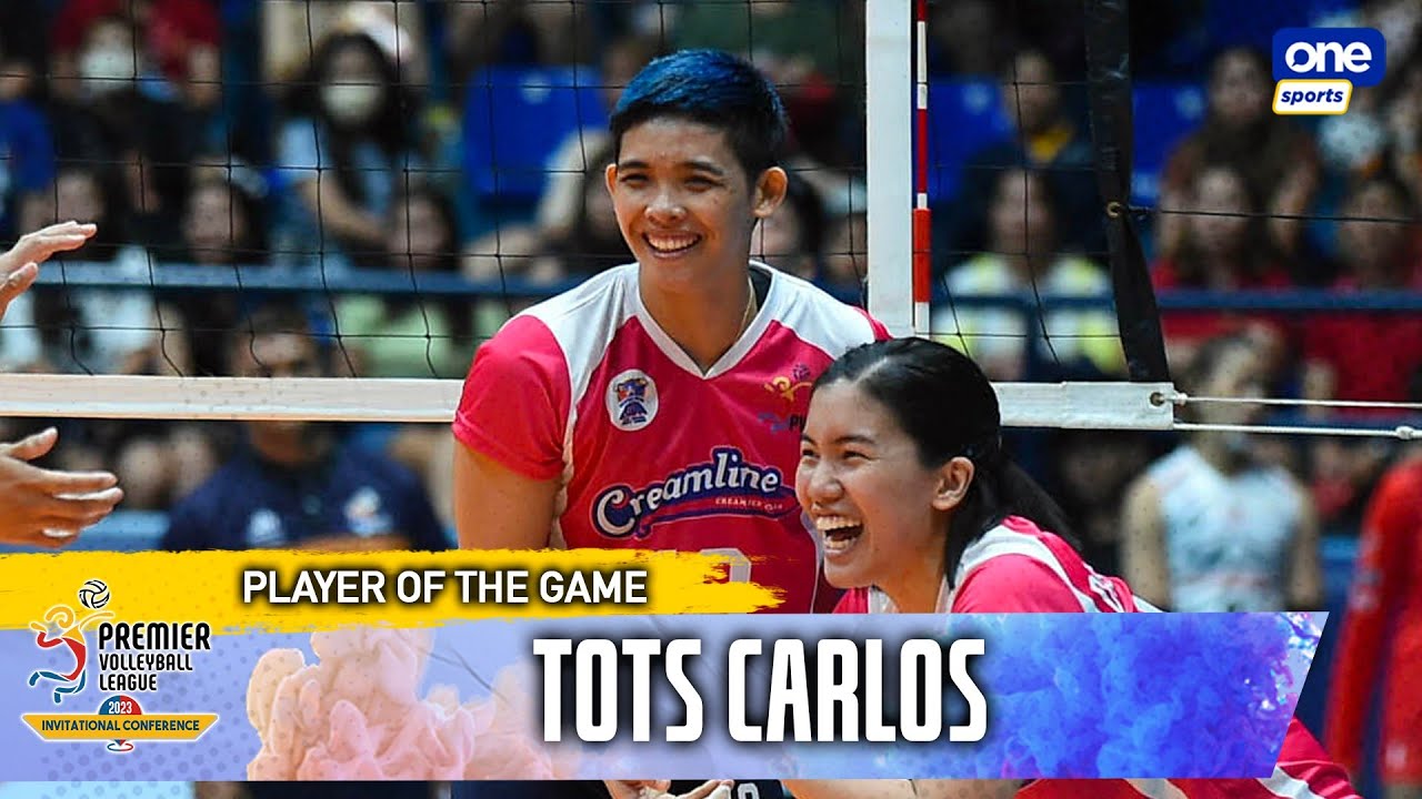 Tots Carlos drops 24 points in Creamline's conference opener | 2023 PVL ...