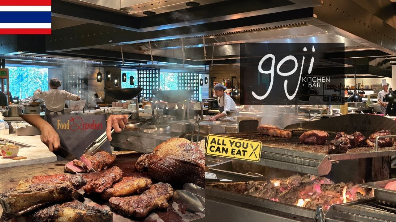 Good 2 Go Ji: Bangkok's Goji Kitchen and Bar Buffet 🇹🇭 - YouTube