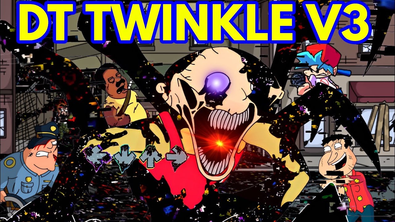 Friday Night Funkin' Darkness Takeover NEW TWINKLE V3 | Family Guy (FNF ...