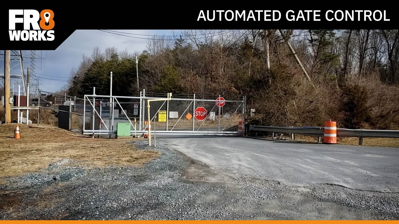 FR8Works - Automated Gate Control - YouTube
