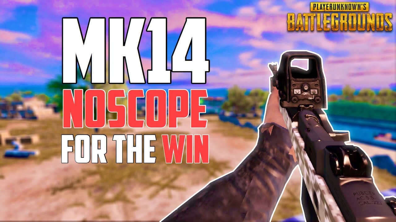 PUBG Mobile: MK14 NOSCOPE FOR THE WIN! | TPP Highlights #13 - YouTube