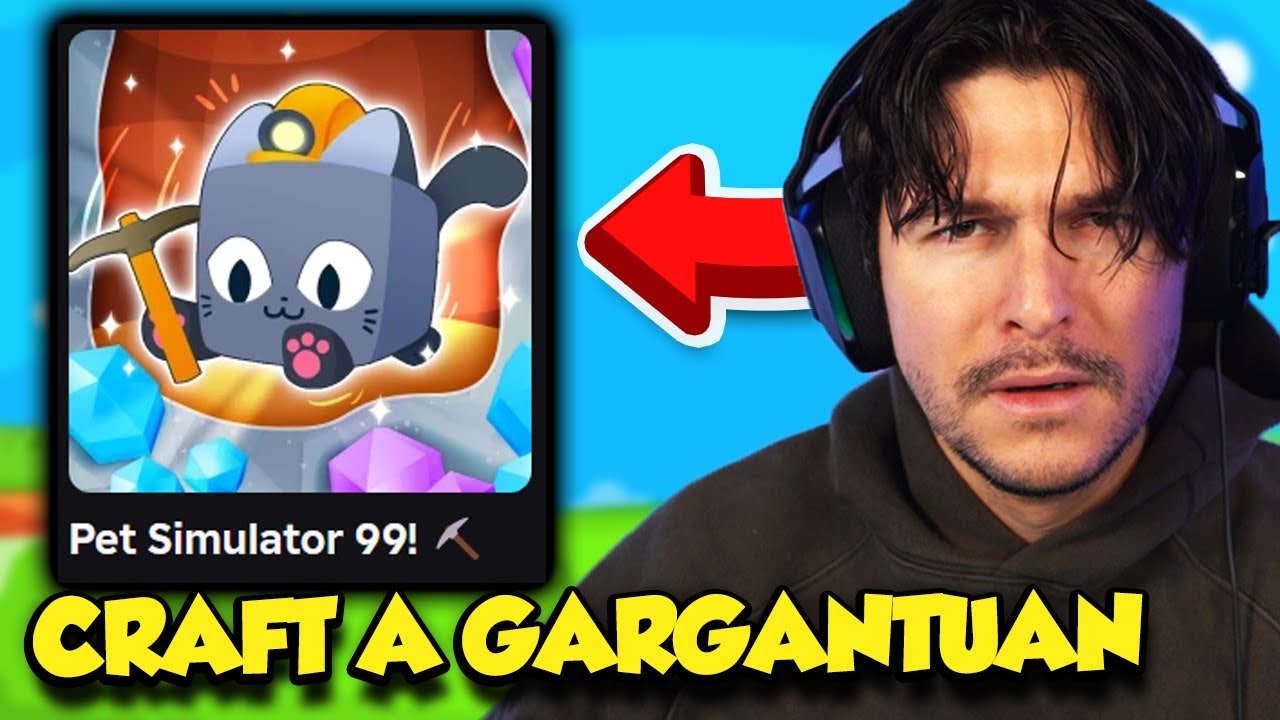 CRAFT A GARGANTUAN PET IS BACK IN PET SIMULATOR 99 UPDATE! - YouTube
