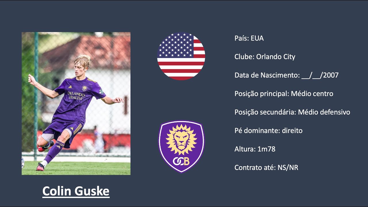 Colin Guske | 2007 (Orlando City | USYNT) footage vs Colo Colo - YouTube