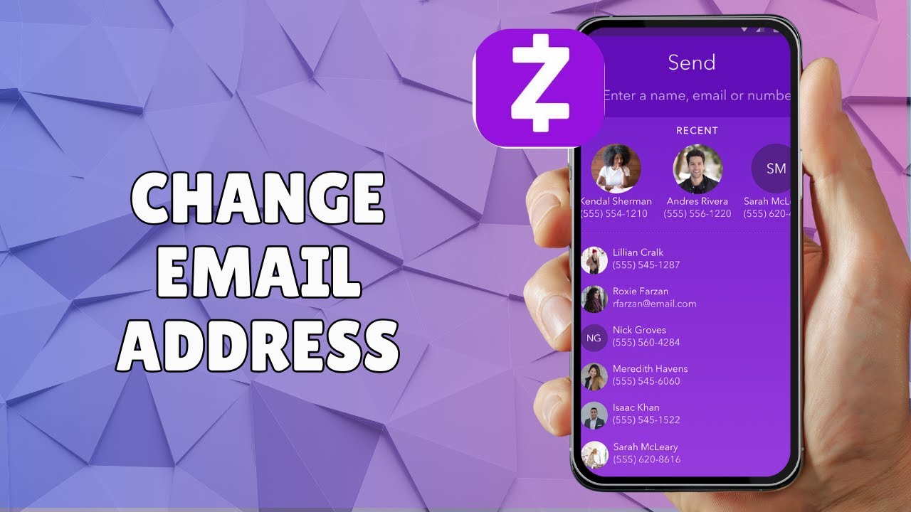 HOW TO CHANGE EMAIL ADDRESS ON ZELLE - YouTube