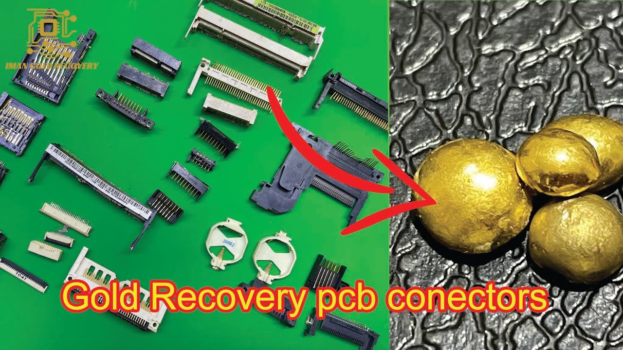 Gold Recovery From pcb Conectors .Gold Recovery.100 Laptop Gold ...