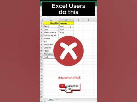 Excel iser do this 😎🔥🔥 | Excel tips and tricks #exceltutoring #exceltricks #exceltips # ...