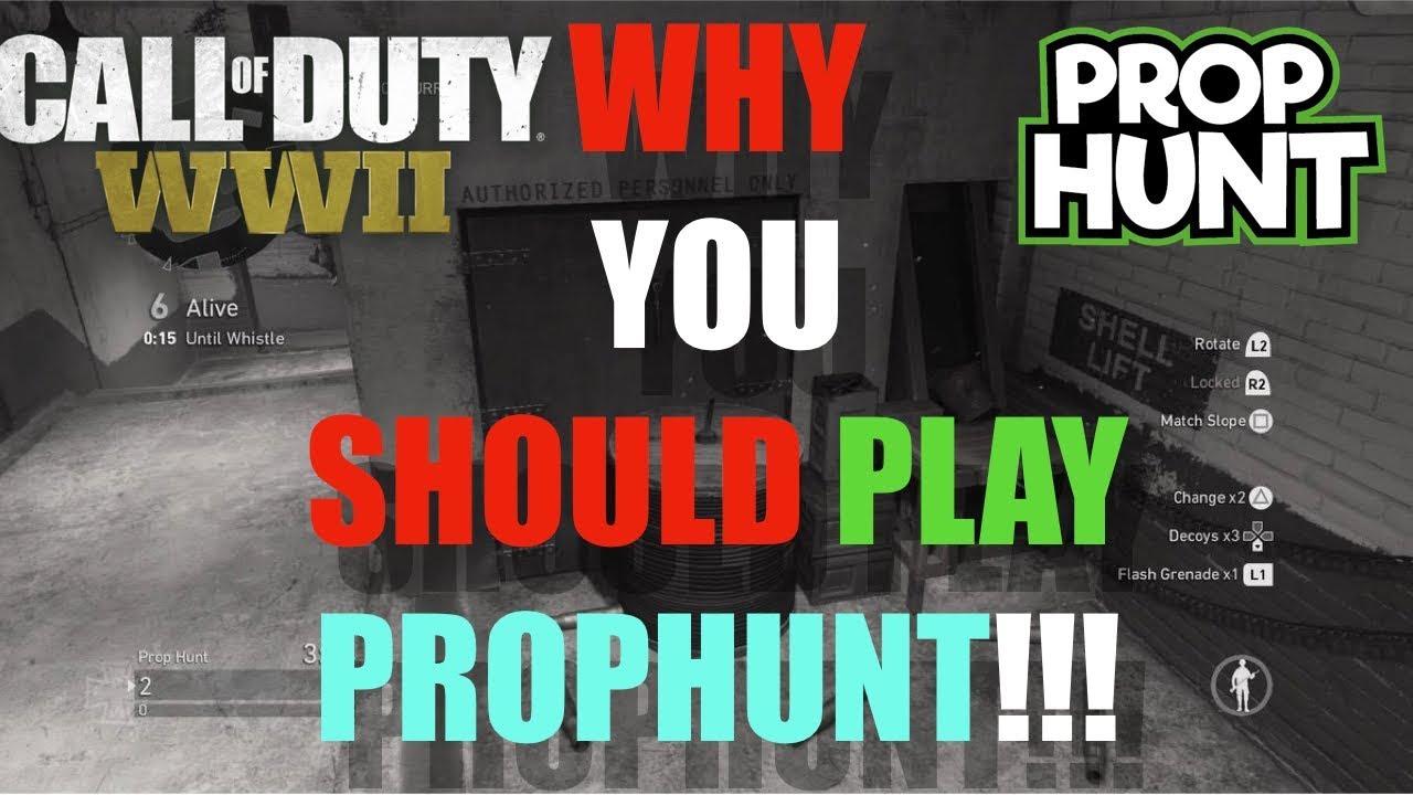 WHY YOU SHOULD PLAY PROP-HUNT! WW2 - YouTube