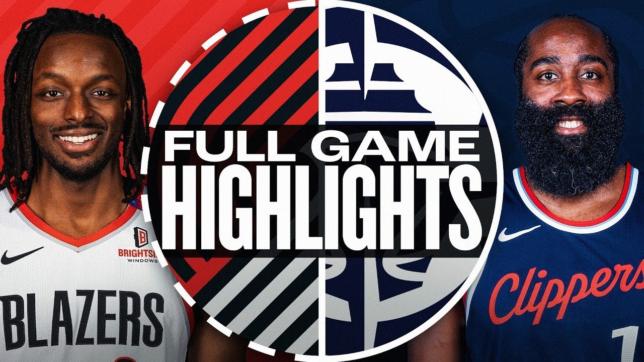 Clippers vs Portland Trail Blazers Full Game Highlights NBA Preseason ...