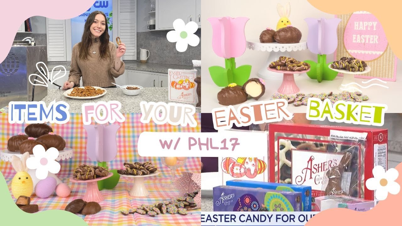 Easter Basket Essentials w/ PHL17 | Asher's Chocolates - YouTube