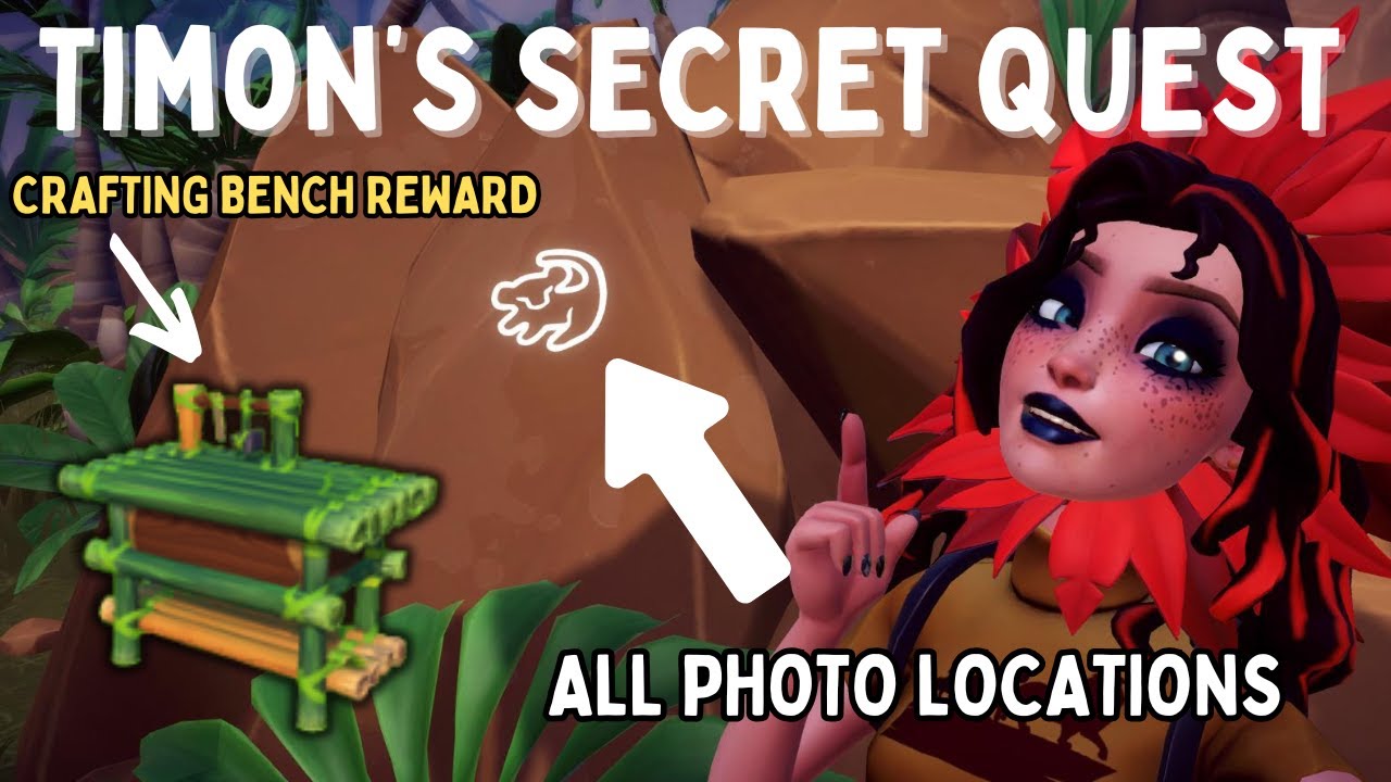 Secret Crafting Bench Quest - All Photo Locations - YouTube