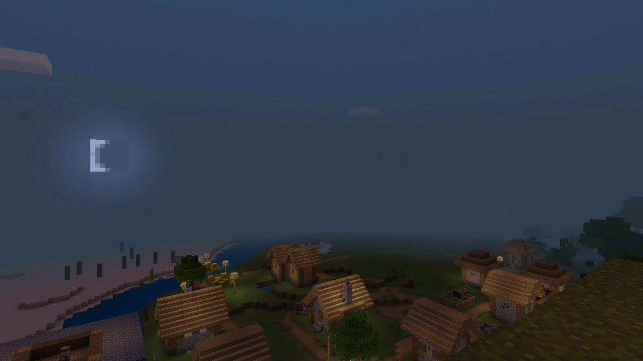 Minecraft : timelapse sunrise and sunset - YouTube
