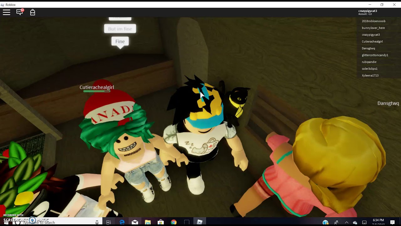 playing roblox on my pc new screen recorder - YouTube