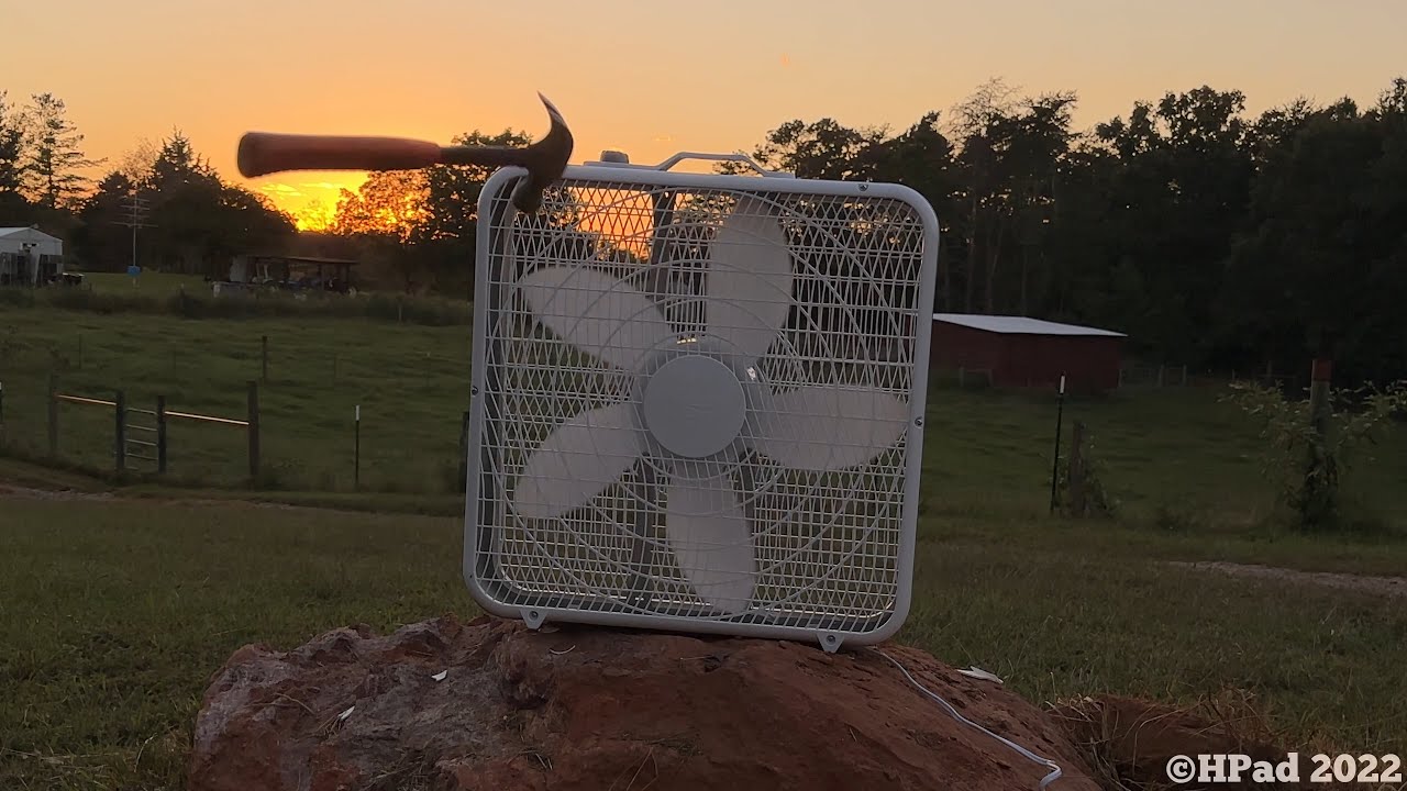 Comfort Zone Box Fan Destruction - YouTube