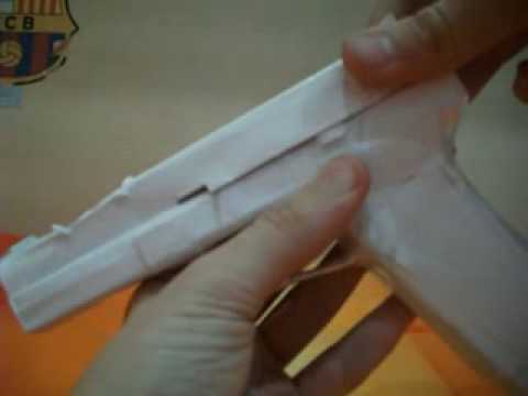 paper glock 18 - YouTube