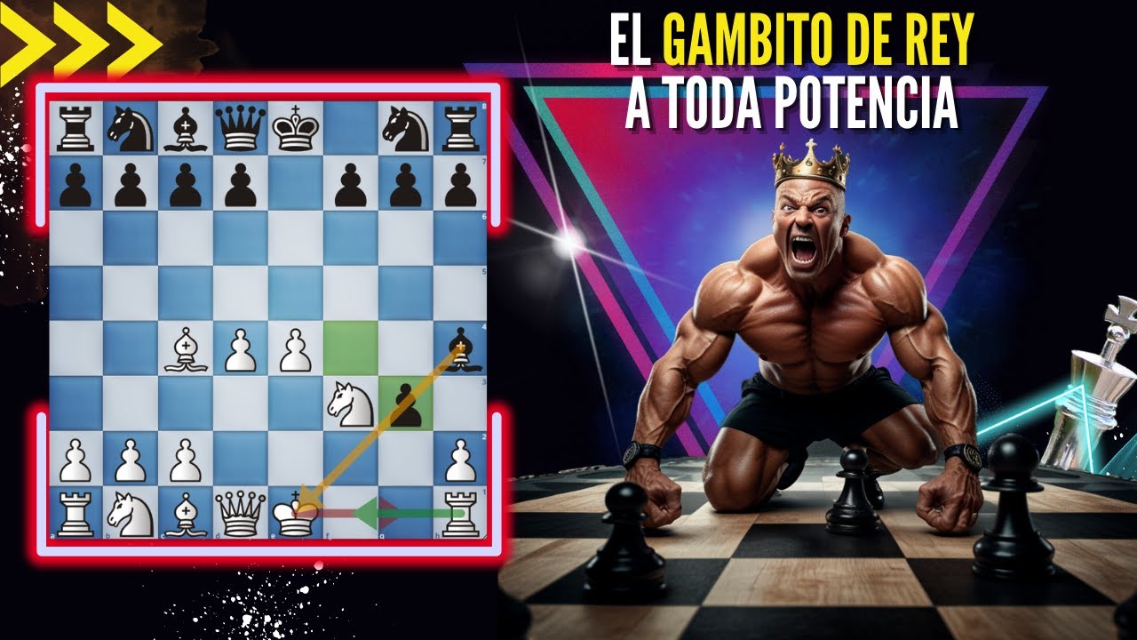El gambito de rey a su maxima potencia en ajedrez #ajedrez - YouTube