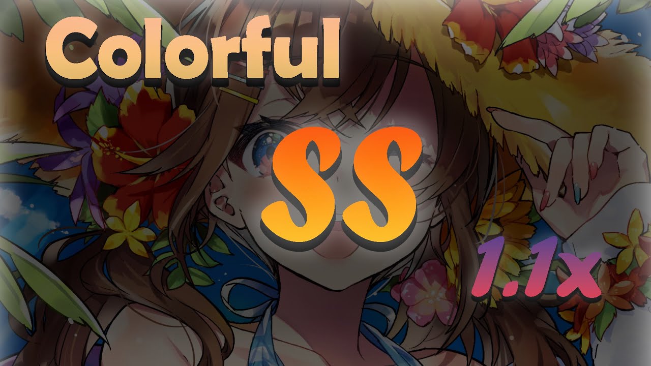 Colorful 1.1x SS Rank 161 pfs | Osu!Mania - YouTube