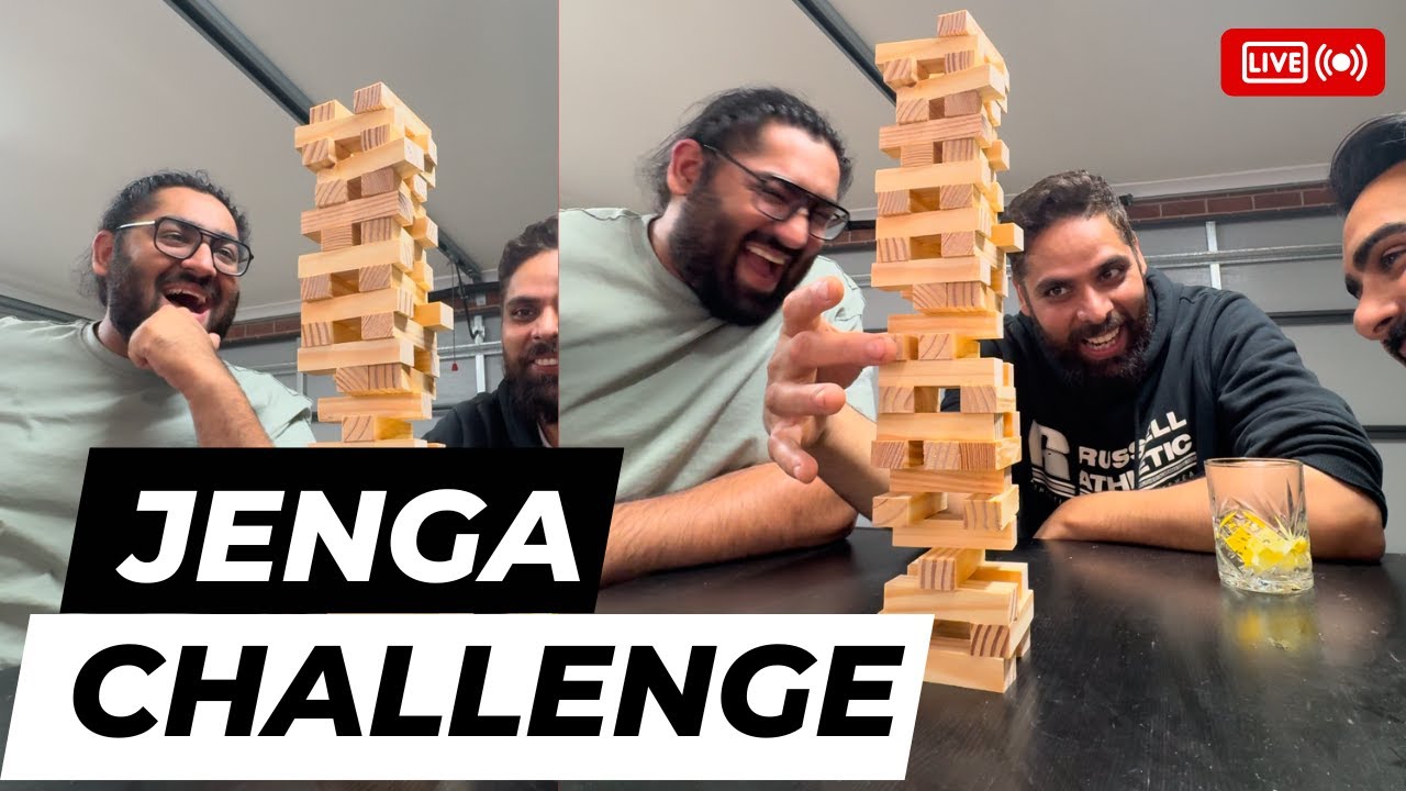Jenga challenge vlog - YouTube