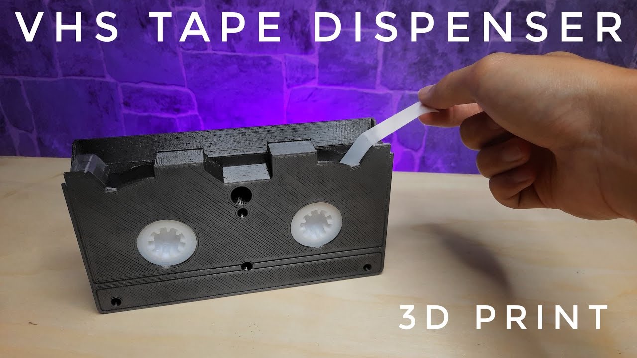 3D Printed VHS Tape Dispenser || Dehapro #shorts - YouTube