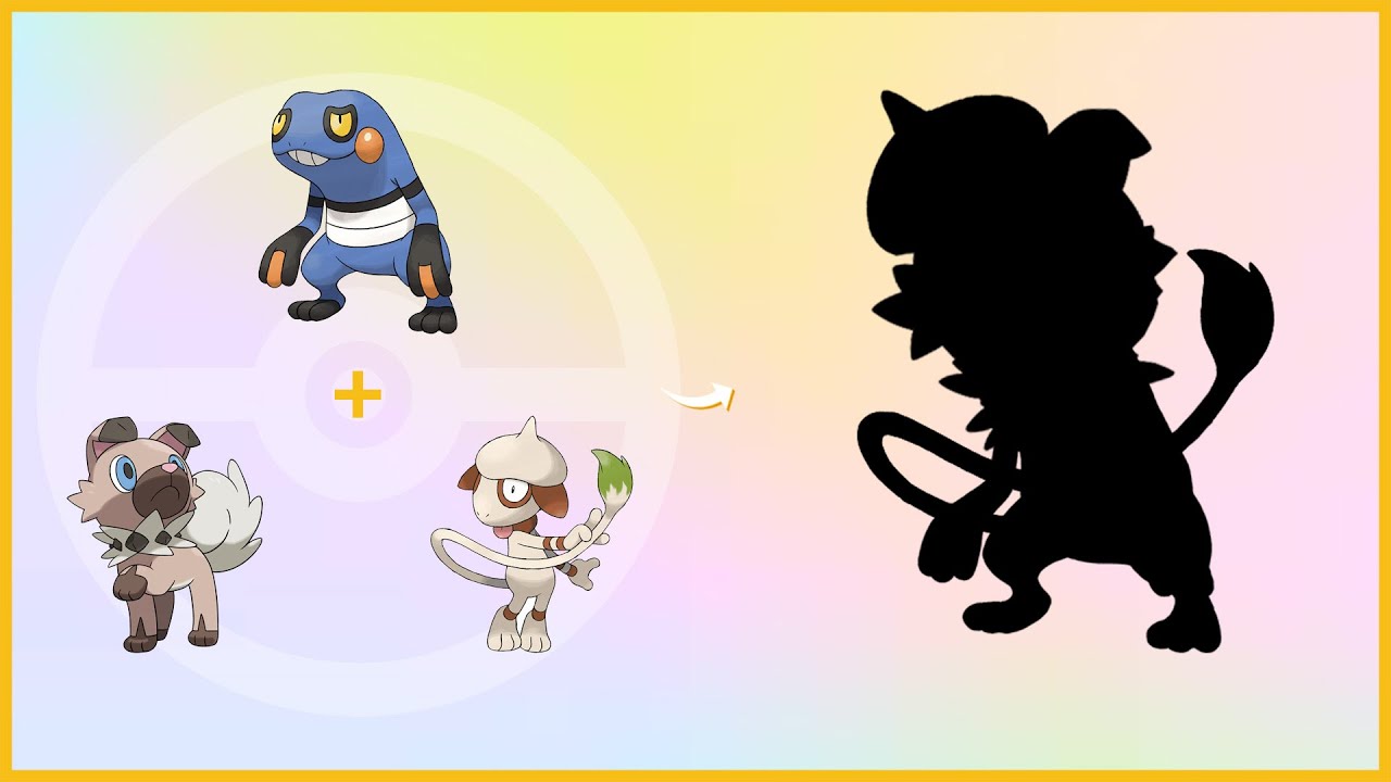 Pokemon Fusion | Croagunk + Smeargle + Rockruff - YouTube