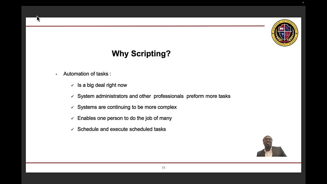 Introduction to Scripting - YouTube