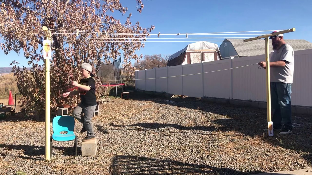 Squirrel Zip Line WOW Project - YouTube