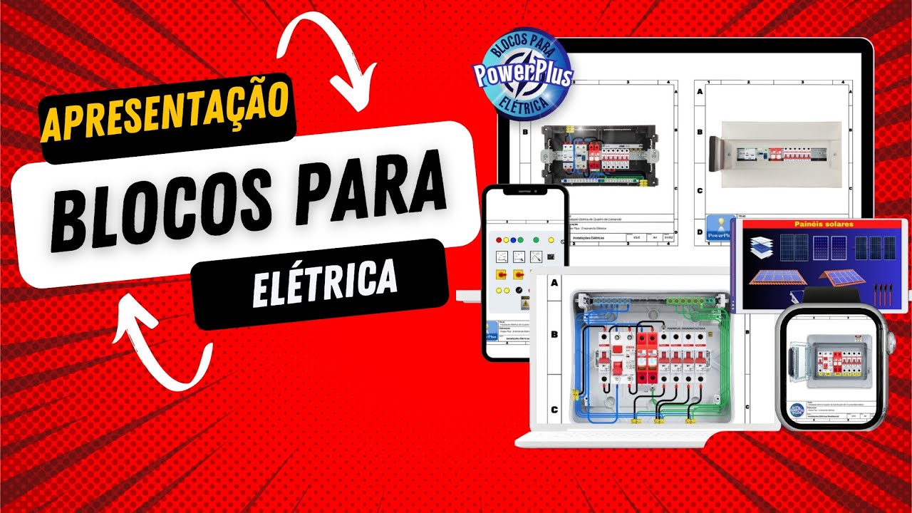 Blocos para Elétrica - Layout Quadros e Painéis Elétricos - Projeto ...