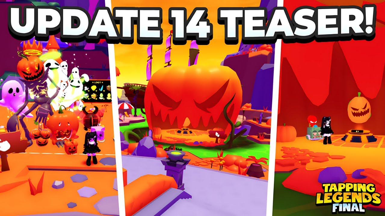 Tapping Legends Final - Update 14 Teaser! 🎃 - YouTube