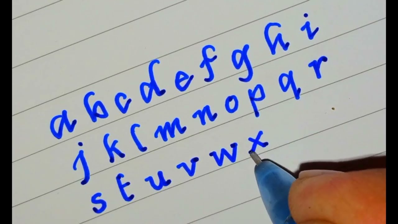 How To Write Straight Small Letter A b c d Learn Handwriting How To Write Straight Small Letter A b c d Learn Handwriting