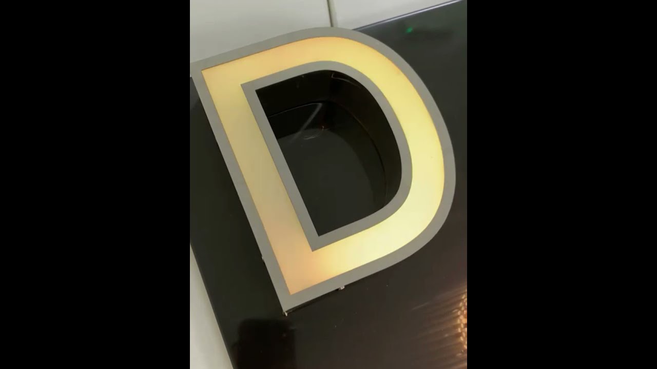 Craft 06 RGB Channel Letter With Trim Cap Suppliers In UAE