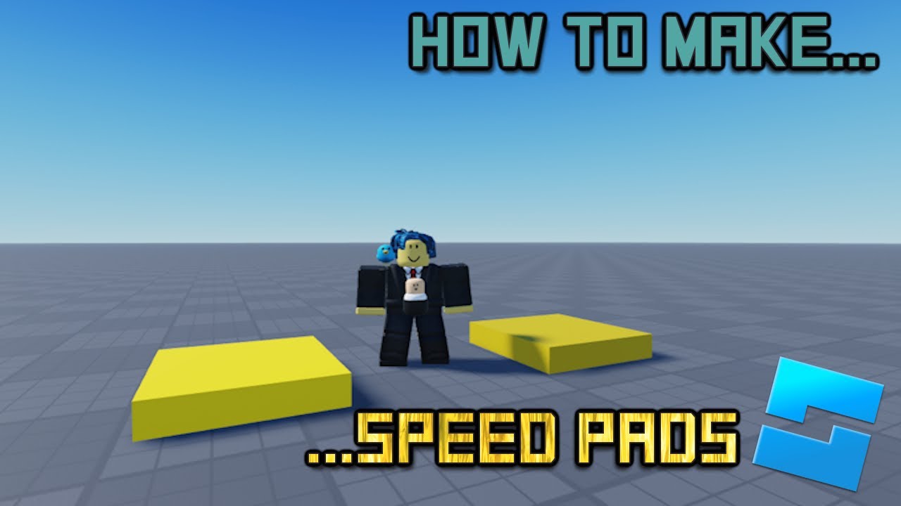How to make speed pads in Roblox Studio! - YouTube
