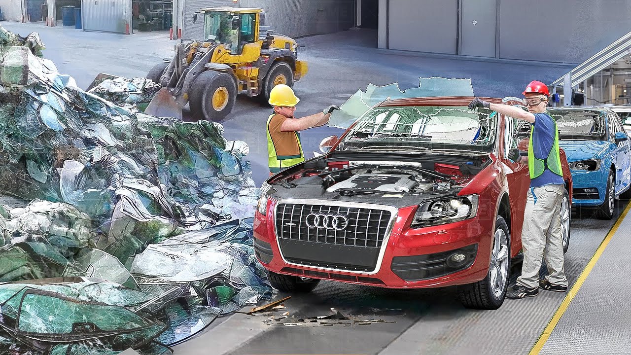 Inside Audi's Giant Recycling Factory - YouTube