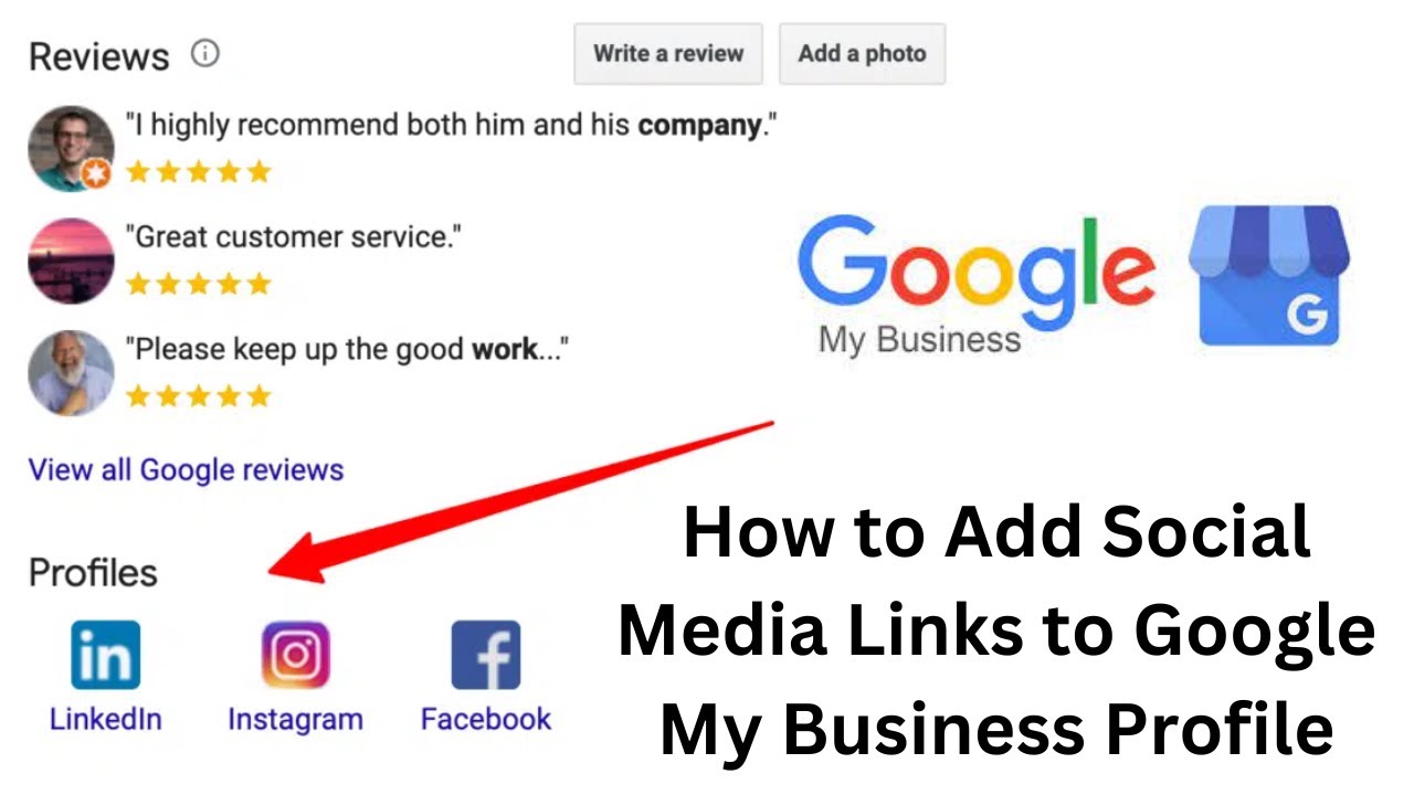 How to add social media links to google my business | Google Business Profile SEO - YouTube