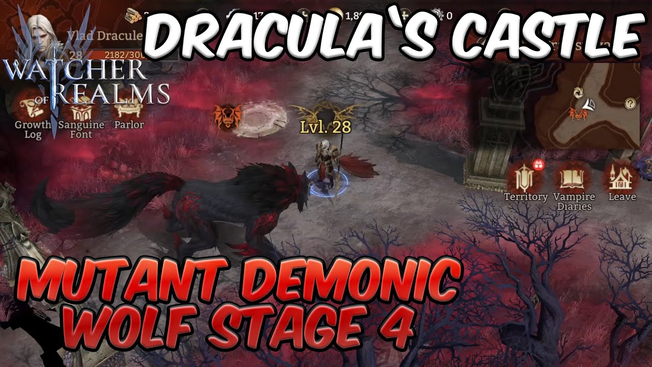 Mutant demonic wolf Stage 4 | Watcher of Realms - YouTube