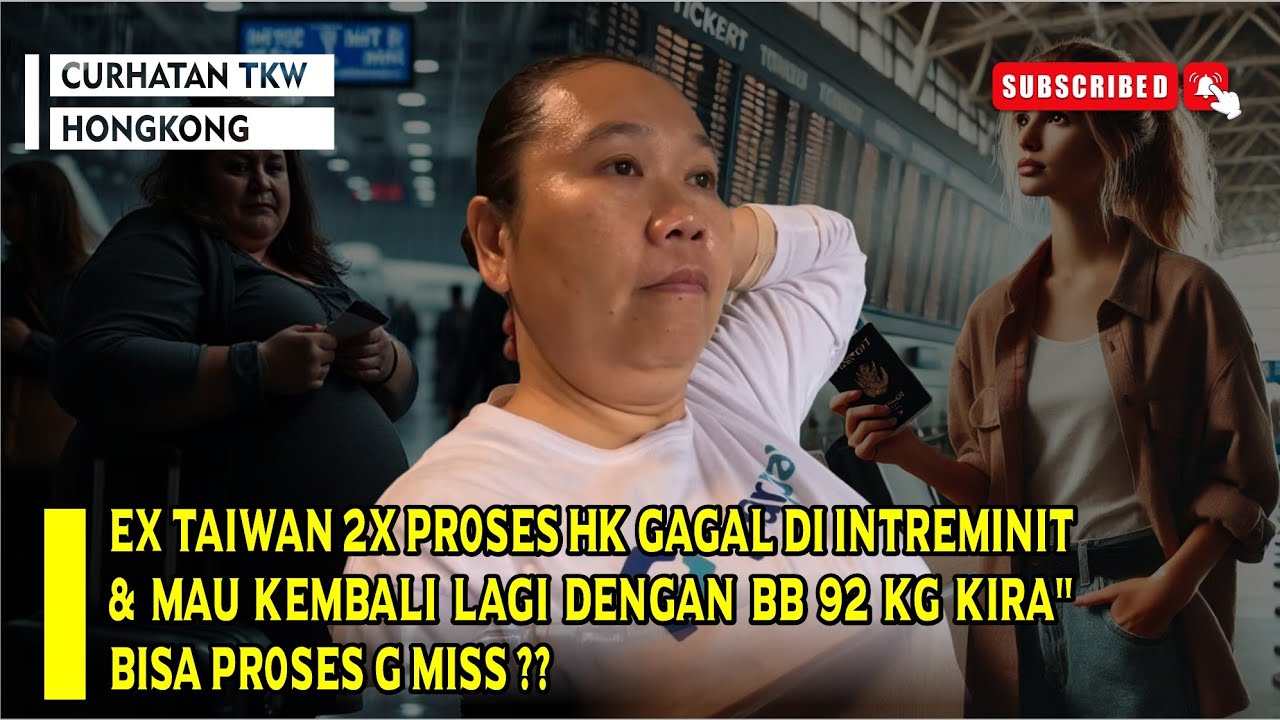 EX TAIWAN 2X PR0SES HK GAGAL DI INTREMINIT & MAU KEMBALI LAGI DENGAN BB ...